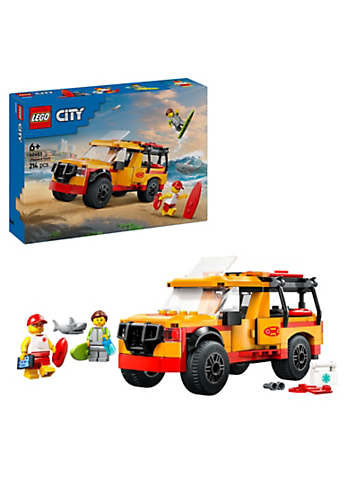 LEGO City Lifeguard Beach Rescue Truck Playset | Freemans