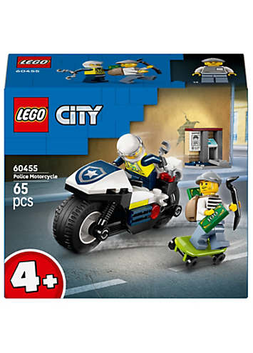 LEGO City Police Motorcycle Chase Toy Set | Freemans