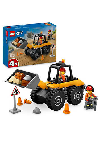 LEGO City Yellow Construction Wheel Loader Set | Freemans