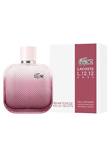 Lacoste L.12.12 Rose Eau Intense Eau De Toilette 100ml | Freemans