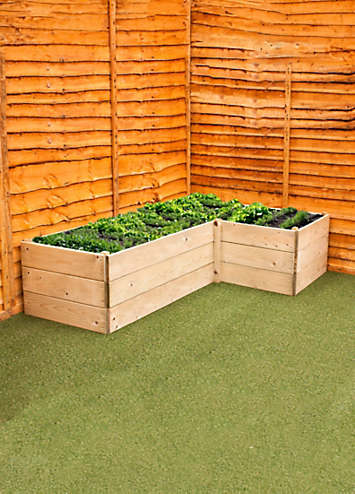 Large L-Shaped Corner Planter 60 x 120 x 45cm | Freemans