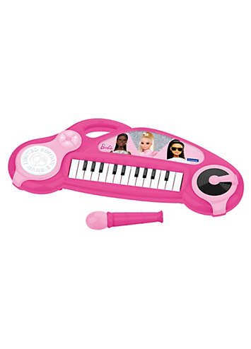 Lexibook Barbie Fun Electronic Keyboard with Lights and Microphone ...