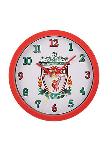 Liverpool FC Official Liverpool Football Club Red Wall Clock | Freemans