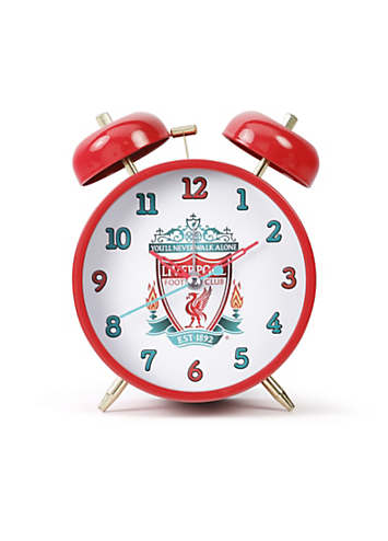 Liverpool FC Table-Top Twin Bell Liverpool FC Alarm Clock | Freemans