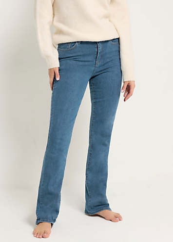 Long Tall Sally Mid Wash Stretch Bootcut Jeans | Freemans