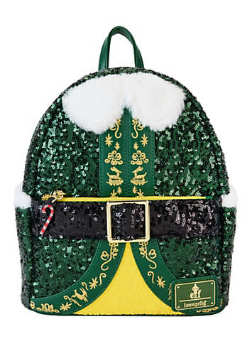 Loungefly Elf Buddy Sequin Cosplay Mini Backpack | Freemans