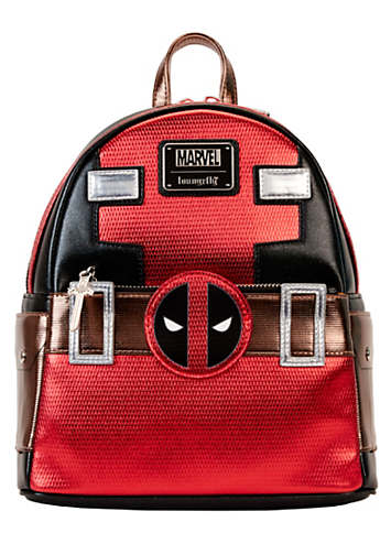 Loungefly Marvel Deadpool Metallic Collection Cosplay Mini Backpack ...