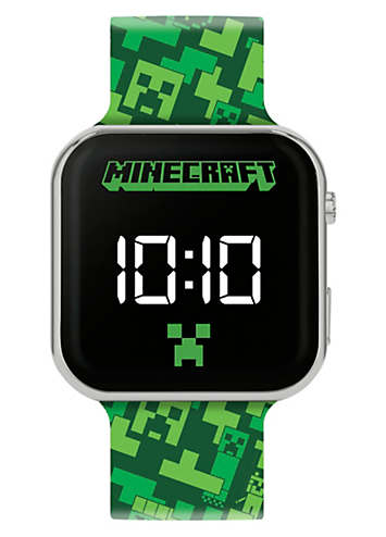 Minecraft Minecraft Printed LED Watch | Freemans