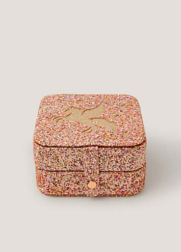 Monsoon Kids Glitter Unicorn Jewellery Box | Freemans