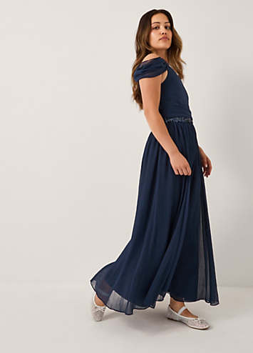 Monsoon Kids Sequin One Shoulder Prom Dress | Freemans