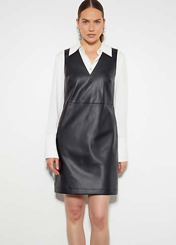Monsoon Peri PU Dress | Freemans