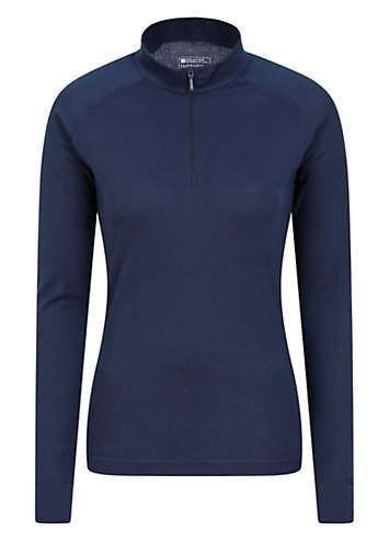 Mountain Warehouse Talus Zip Neck Long Sleeve Thermal Top | Freemans