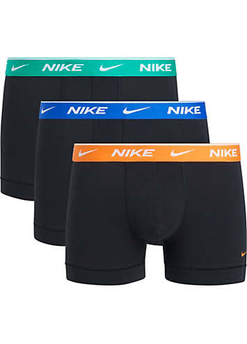 Nike Pack of 3 Contrast Logo Waistband Boxers | Freemans