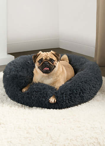 OHS Pet Circle Bed - Black | Freemans