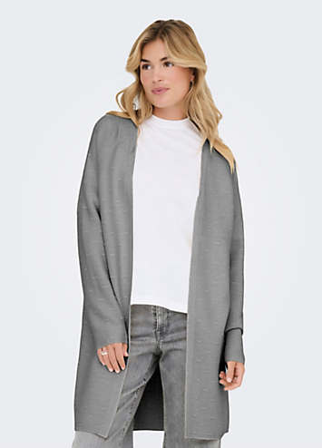 Only Longline Open Front Cardigan | Freemans
