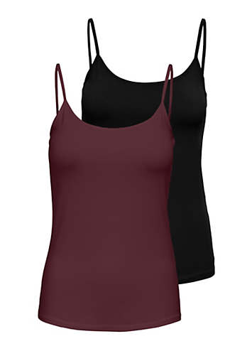 Only Pack of 2 Spaghetti Strap Tops | Freemans