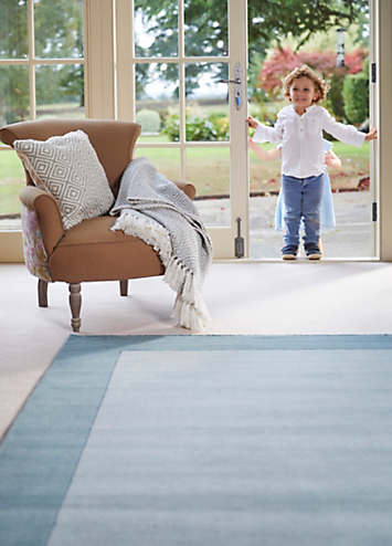 Origin Borders Wool Rug | Freemans