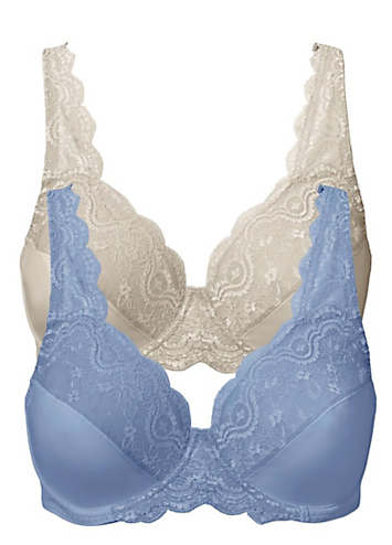 Pack of 2 Lace Bras by bonprix | Freemans