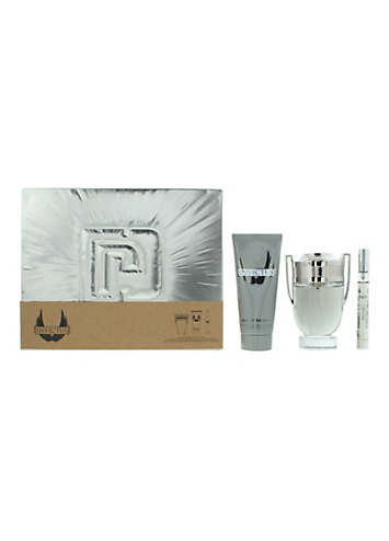Paco Rabanne Invictus Eau De Toilette 100ml 3 Piece Gift Set | Freemans
