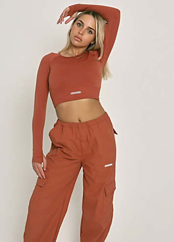 Peach Fit Sophia Seamless Long Sleeve Top | Freemans