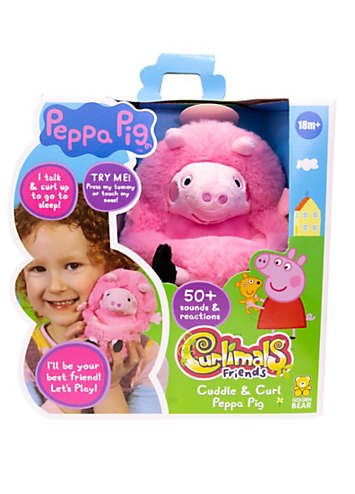 Peppa Pig Cuddle & Curl Peppa Pig | Freemans