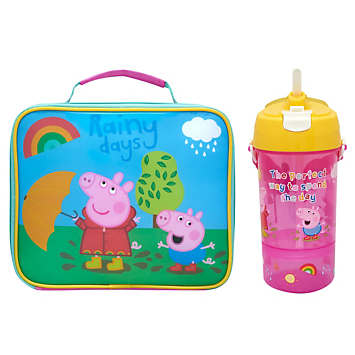 Peppa Pig Perfect Day Lunch Bag & Sip N’ Snack Canteen | Freemans