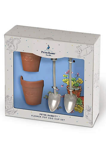 Peter Rabbit Flower Pot Egg Cup Set | Freemans