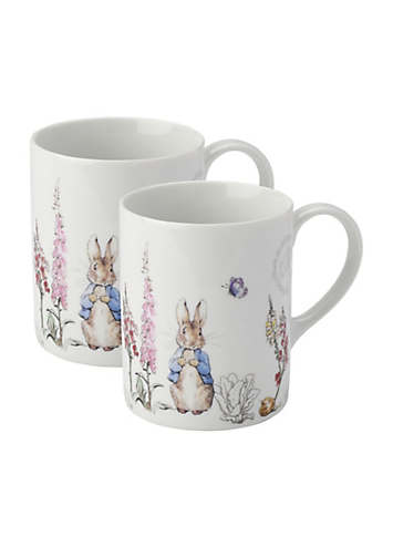 Peter Rabbit Set of 2 Beatrix Potter’s Peter Rabbit Mugs | Freemans