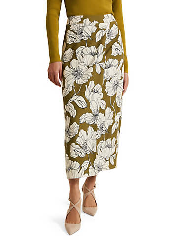Phase Eight Amalia Floral Midi Skirt | Freemans