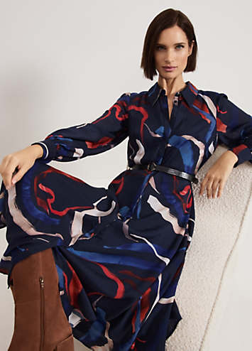 Phase Eight Katy Horizon Shirt Midi Dress | Freemans