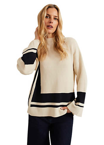 Phase Eight Kayleigh Chunky Boxy Striped Jumper | Freemans