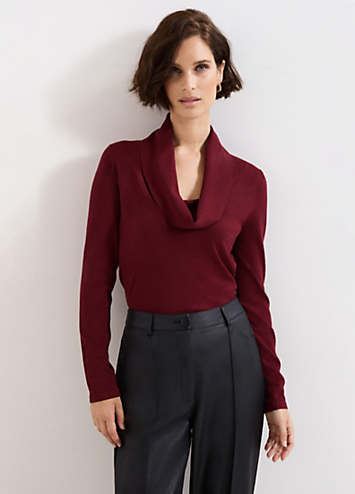 Phase Eight Lottie Cowl Knit Jumper | Freemans