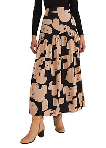 Phase Eight Luana Geo Midi Skirt | Freemans