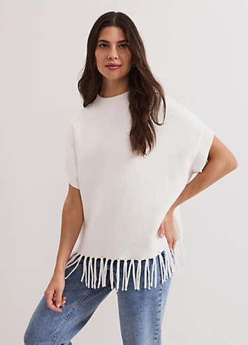 Phase Eight Myleene Fringe Knit Jumper | Freemans