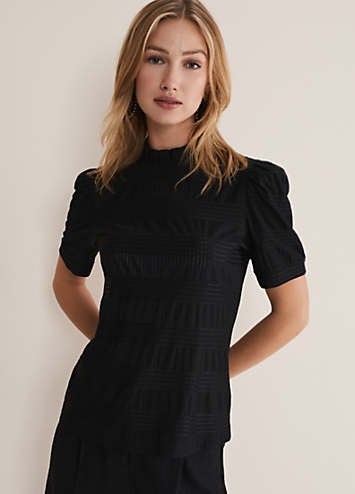 Phase Eight Samiah Textured Top | Freemans