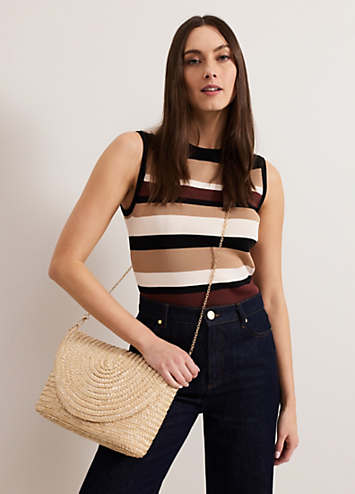 Phase Eight Straw Clutch Bag | Freemans