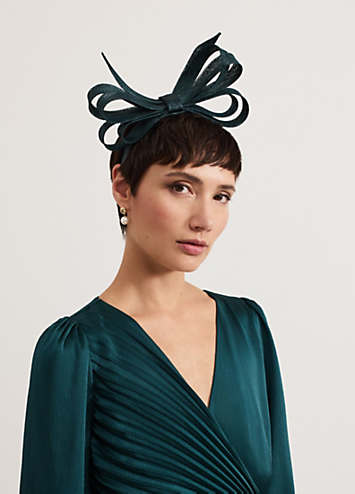 Phase Eight Teal Bow Headband | Freemans