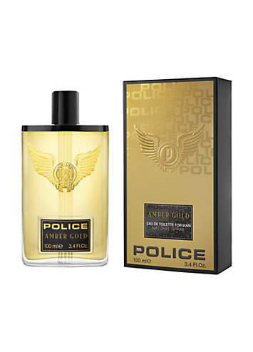 Police Amber Gold Man Eau De Toilette 100ml | Freemans