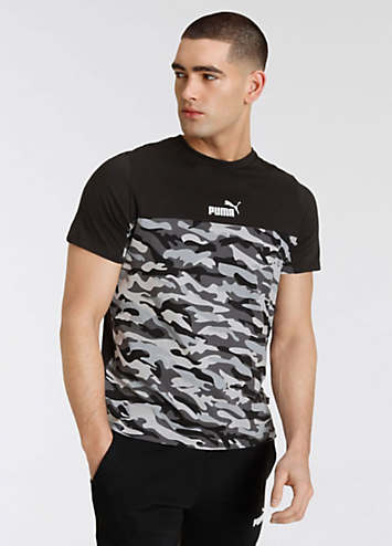 Puma ESS Block Camo T-Shirt | Freemans