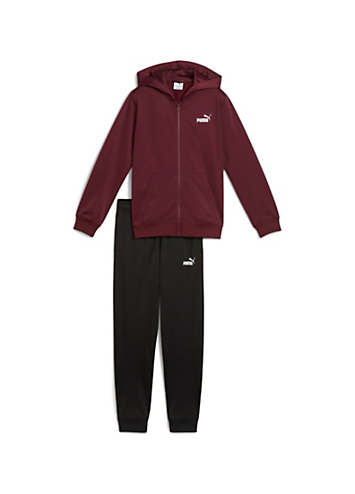 Puma Kids Full Zip Hooded Tracksuit | Freemans