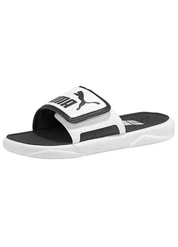 Puma Royalcat Comfort Velcro Strap Sliders | Freemans