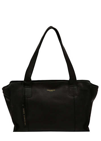 Pure Luxuries London Mimi’ Black Leather Handbag | Freemans