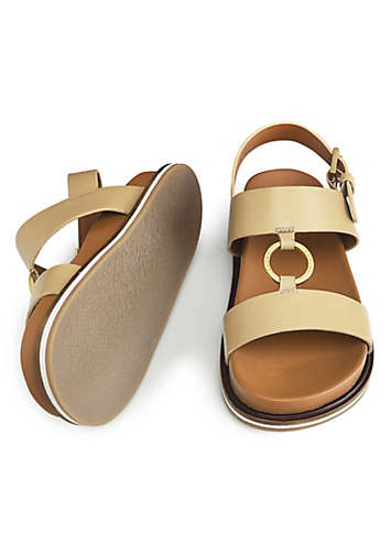 Radley London Bury Walk Camel Luxe Footbed Sandals | Freemans