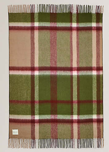 Radley London Pale Silt Fluffy Check Blanket | Freemans