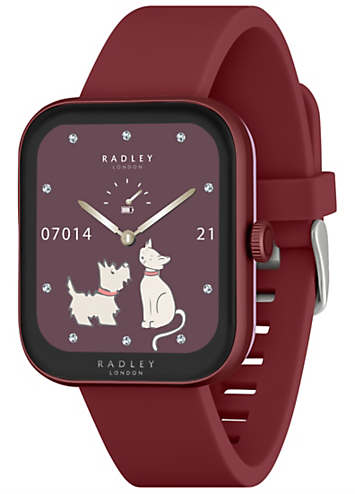Radley London Series 32 Berry Silicone Strap Smart Watch | Freemans