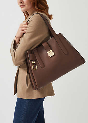 Radley London Walnut Sloane Street Large Ziptop Shoulder Bag | Freemans