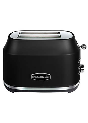 Rangemaster RMCL2S201BK Classic 2 Slice Toaster - Matt Black | Freemans