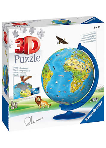 Ravensburger Children’s World Map 3D Puzzle - 180 Piece | Freemans