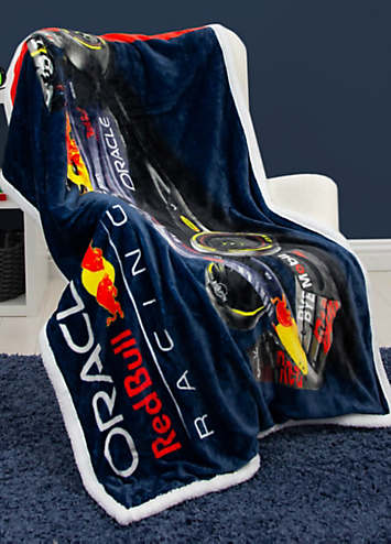 Red Bull Racing No1 Sherpa Fleece Blanket | Freemans