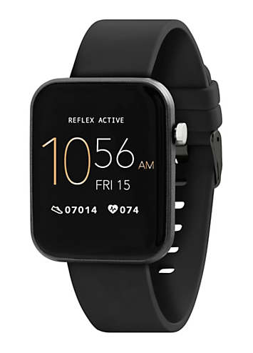 Reflex Active Series 13 Black Strap Smart Watch | Freemans